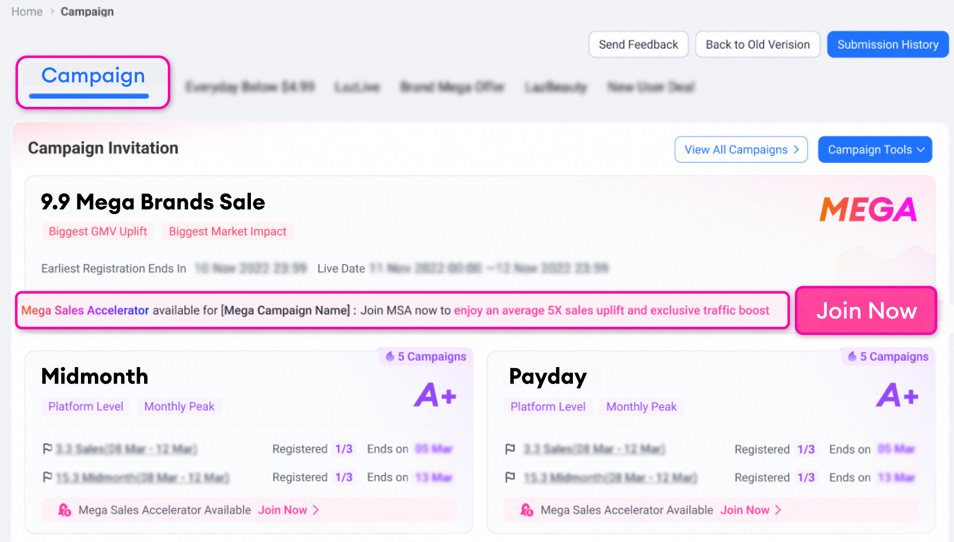 Mega Sales Accelerator: Join Multiple Campaigns at the Same Time ...